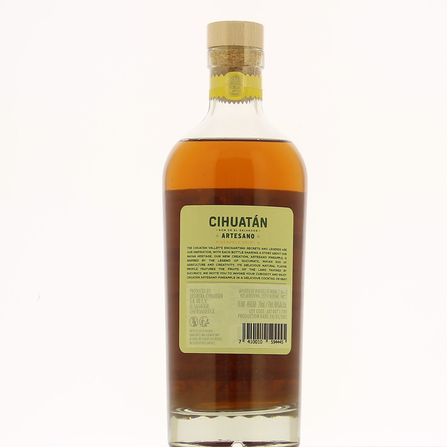 Cihuatan Rum Artesano Pineapple 40° - Rhum Attitude