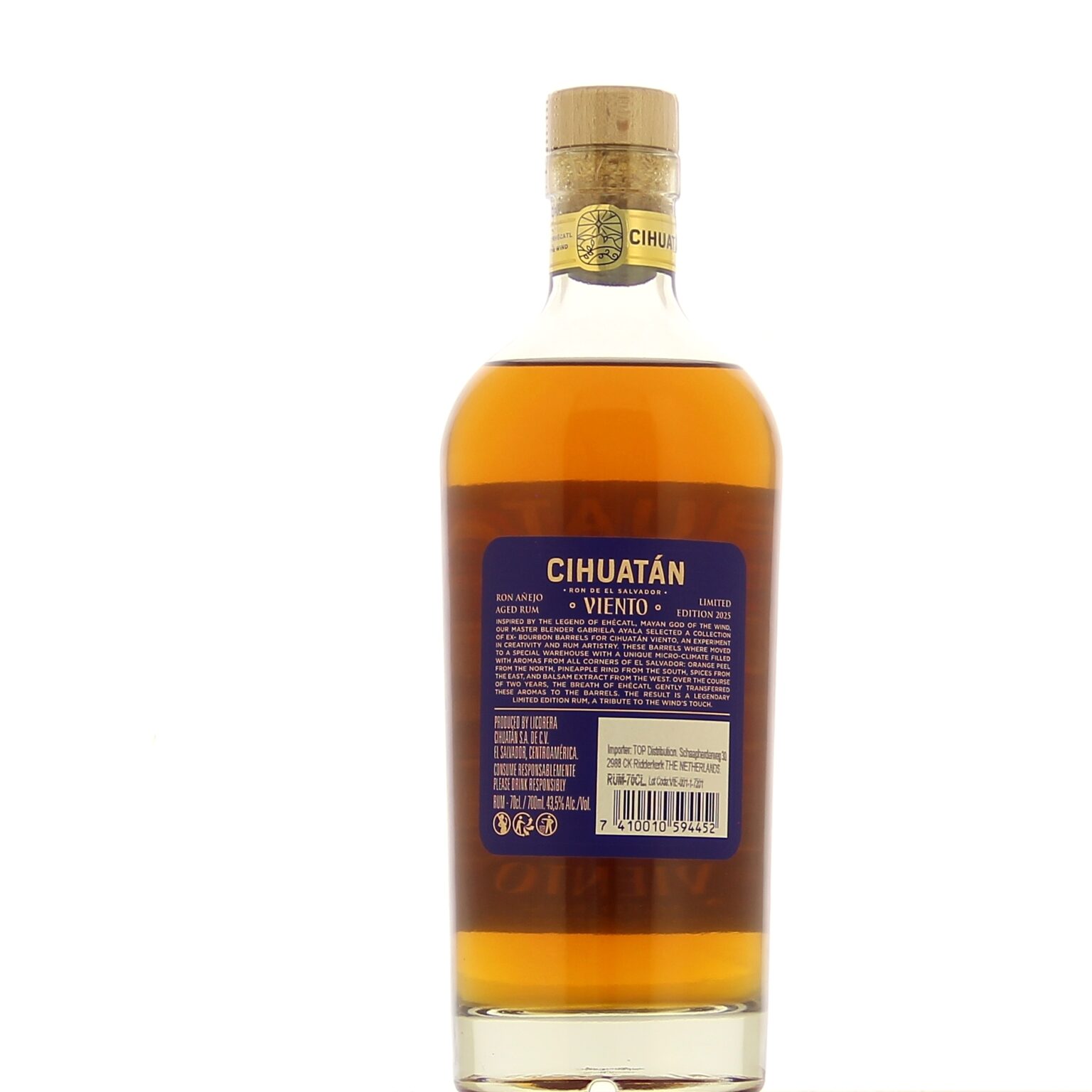 Cihuatan Rum Viento 43,5° - Rhum Attitude